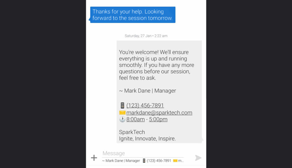 Text Message Signature: How to Add for Your Business